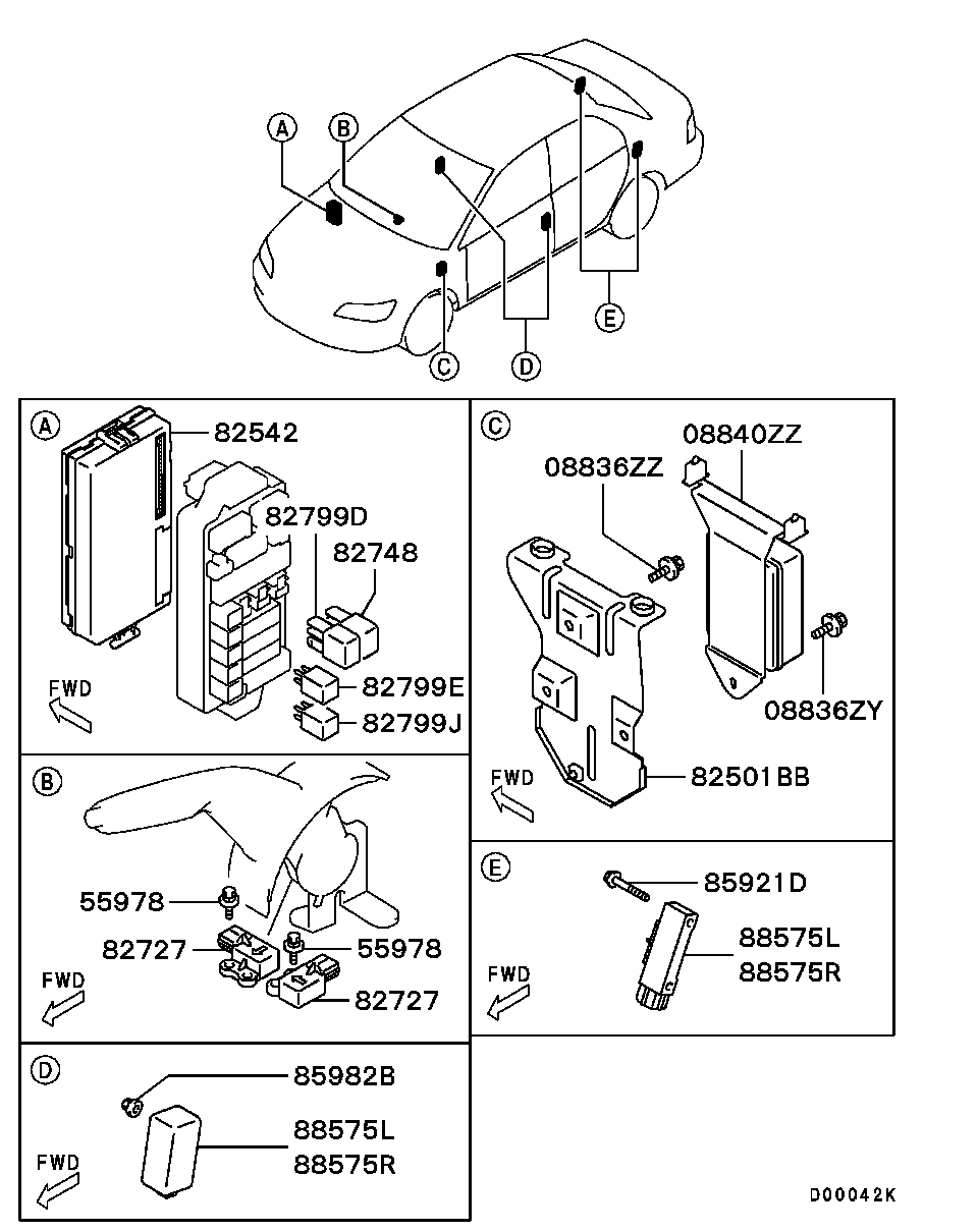 8637A196 Control Unit,Time & Alarm Mitsubishi | YoshiParts
