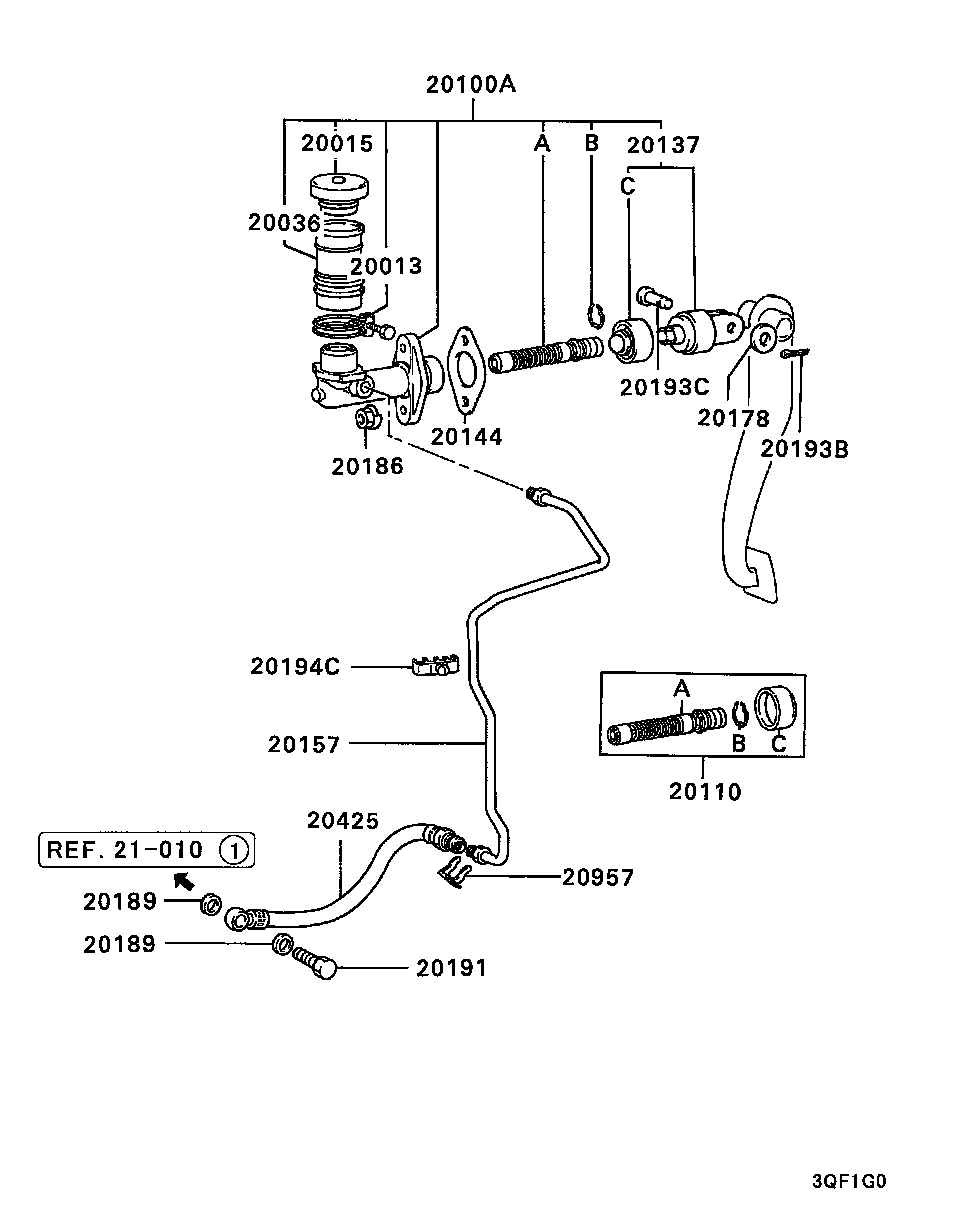 MB555135 Cap,Clutch Fluid Reservoir Mitsubishi | YoshiParts