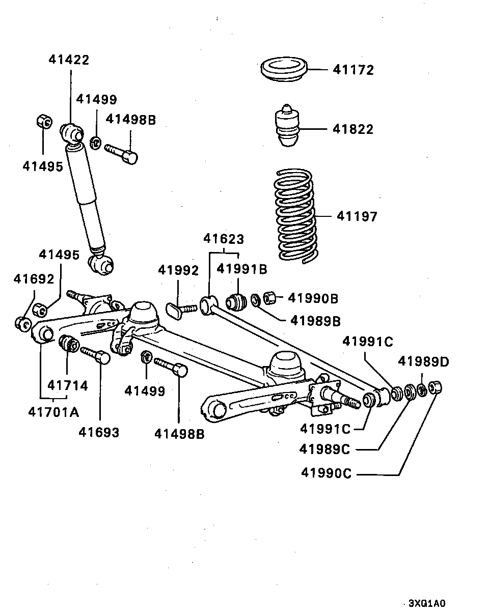 MY021188 Bushing,Fr Shock Absorber Mitsubishi | YoshiParts