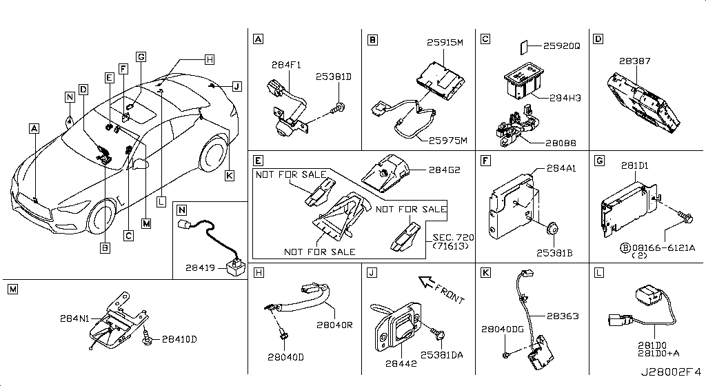 28419-5NA0A Camera Assy-Sid Nissan | YoshiParts