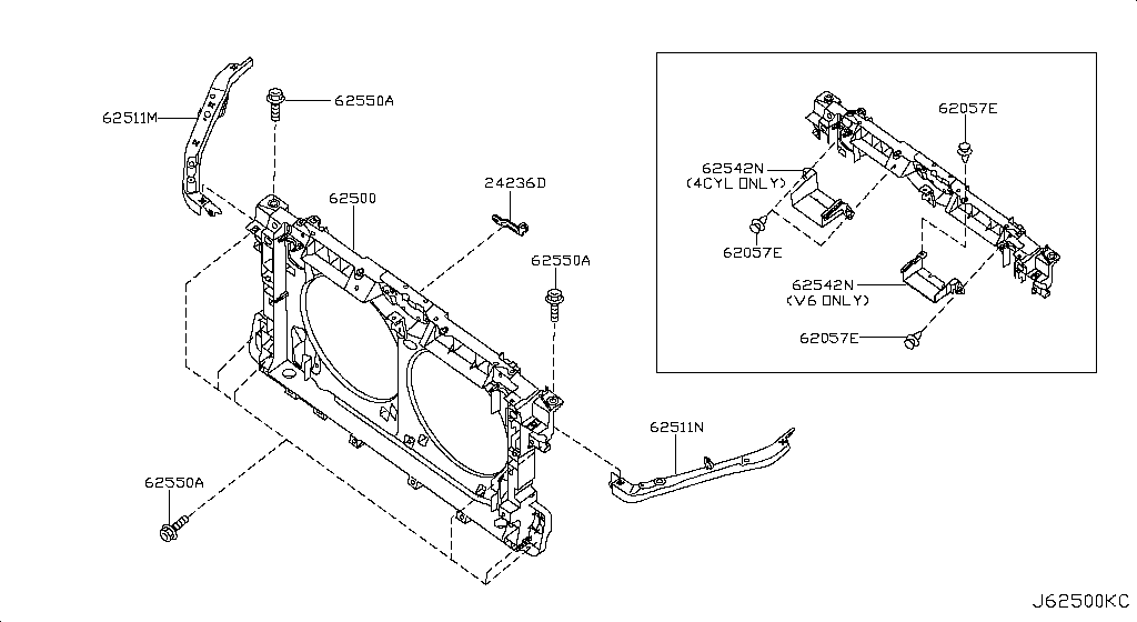 F2513-3TAMA Support Nissan | YoshiParts
