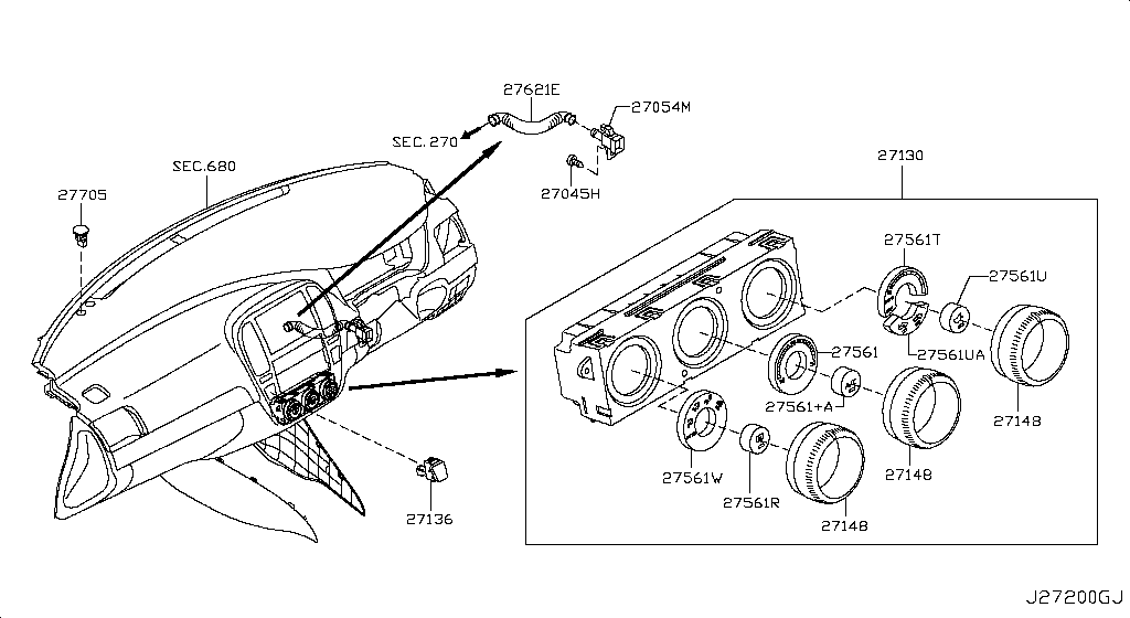 27626-EW000 Bulb Control Nissan | YoshiParts