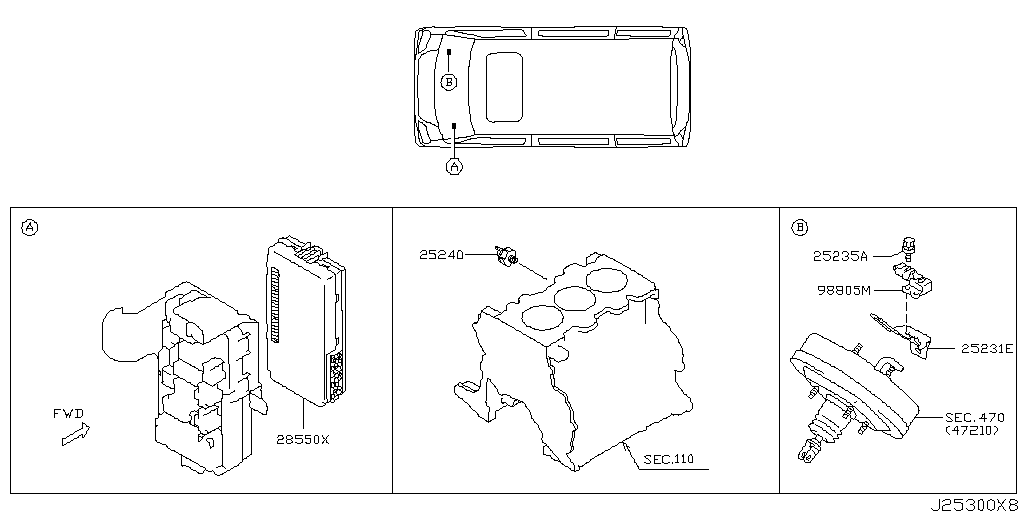 28550-6A01A Control Assembly Nissan | YoshiParts