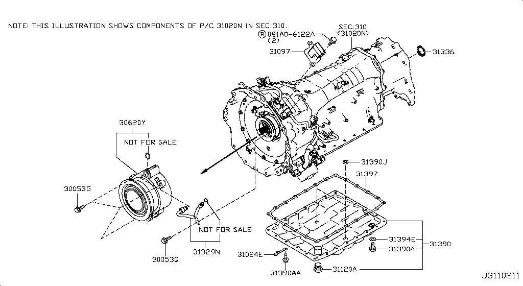 30620-4GA0A Cylinder Assy-C Nissan | YoshiParts