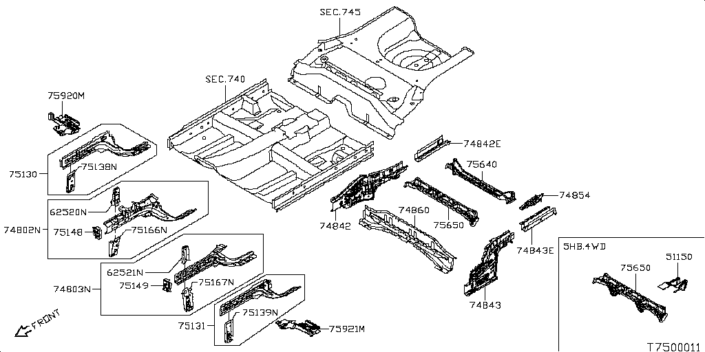 G5110-1HJMA Member Nissan | YoshiParts