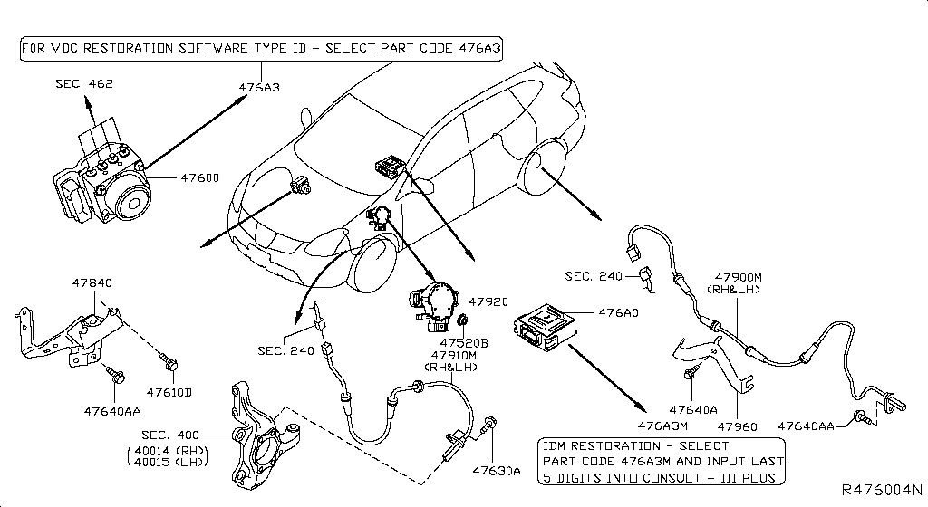 476A0-9TG0A Controller Assy-Idm Nissan | YoshiParts