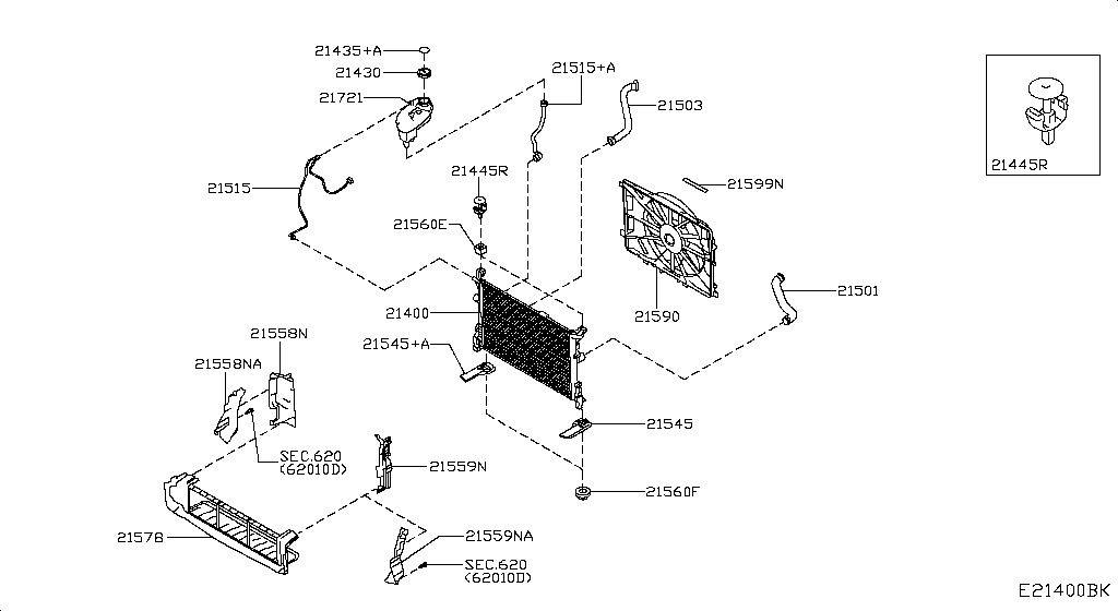 21711-5DA0A Tank-Reserve Nissan | YoshiParts