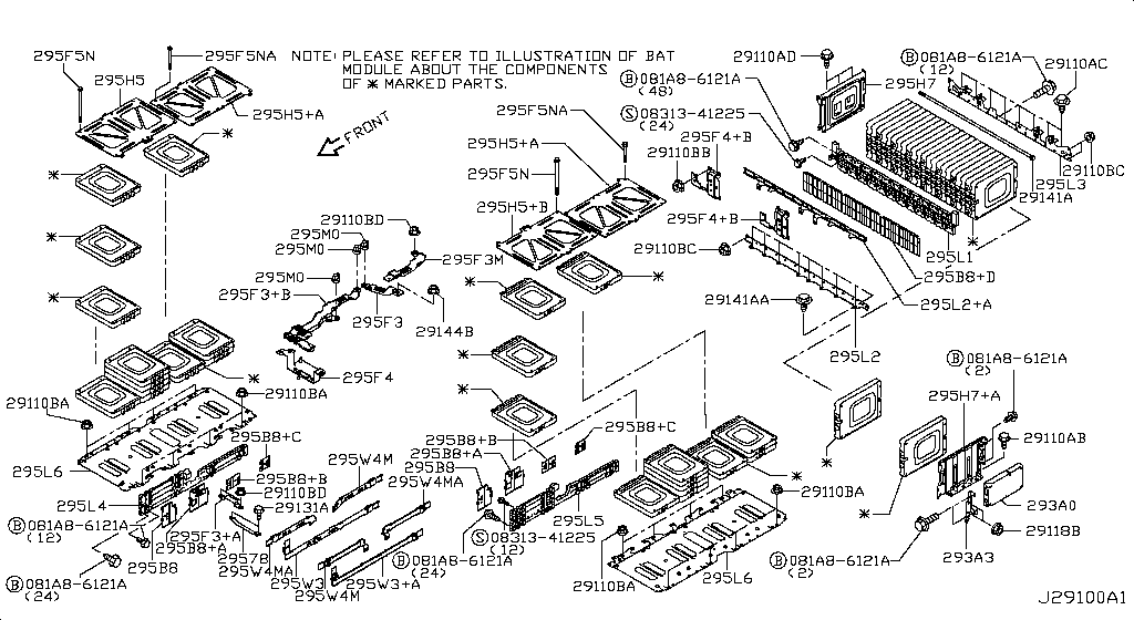 293A0-5SK2B Cont Assy-Bat Nissan | YoshiParts