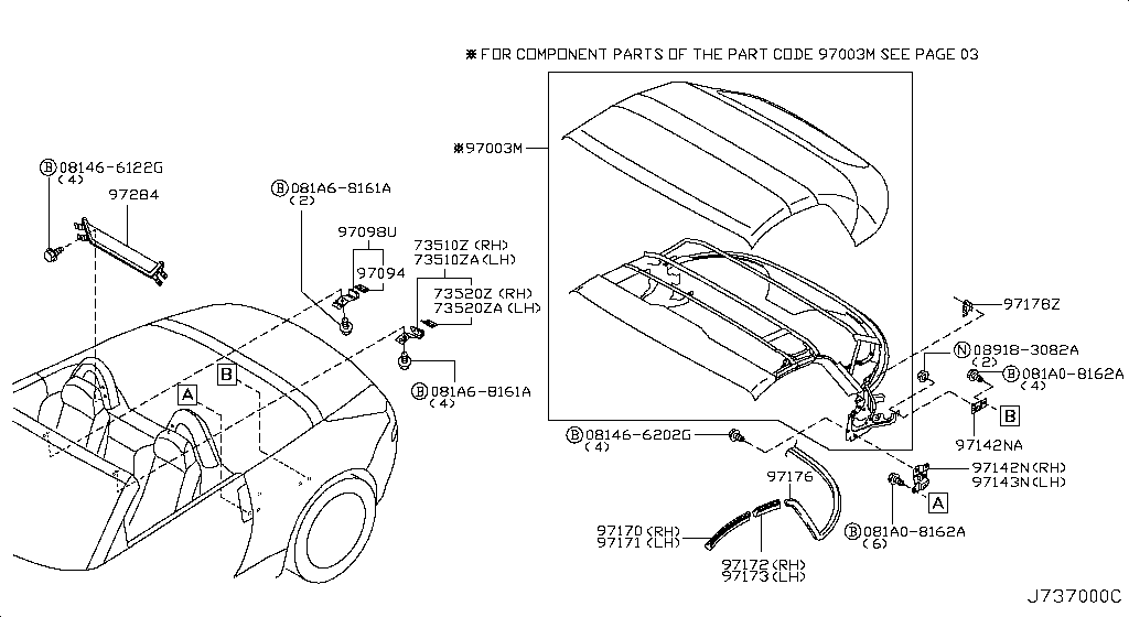 97193-CE400 Cover Nissan | YoshiParts