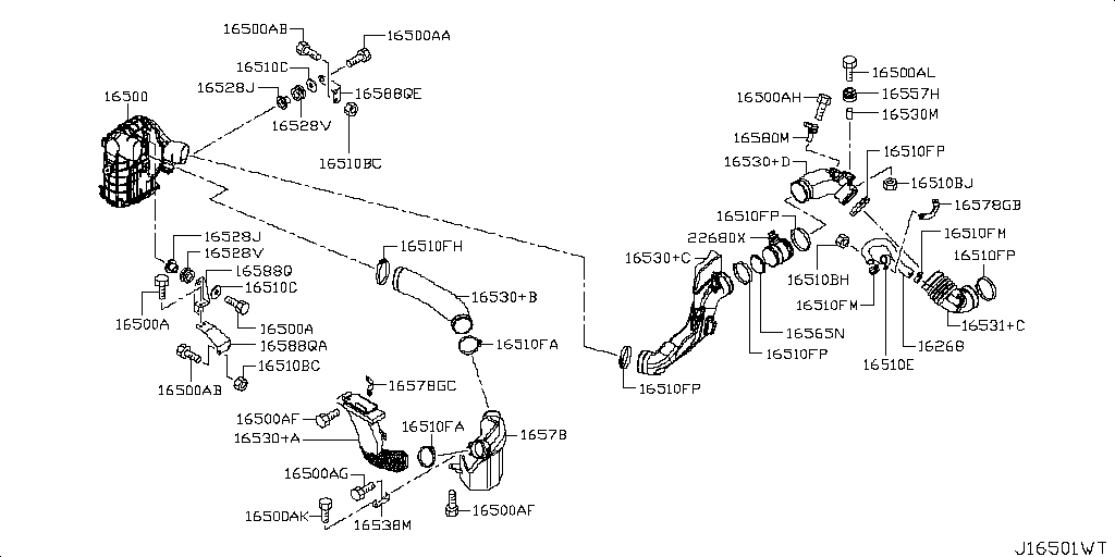 22680-HJ00A Air Flow Sensor Nissan | YoshiParts