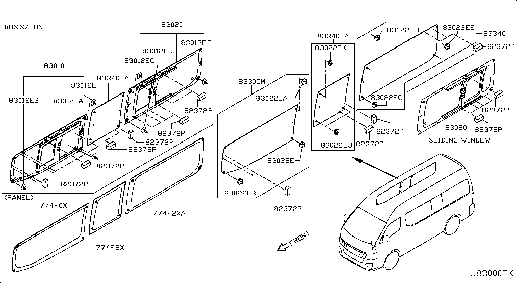 774F0-5YE0B Panel Assy-Side Nissan | YoshiParts
