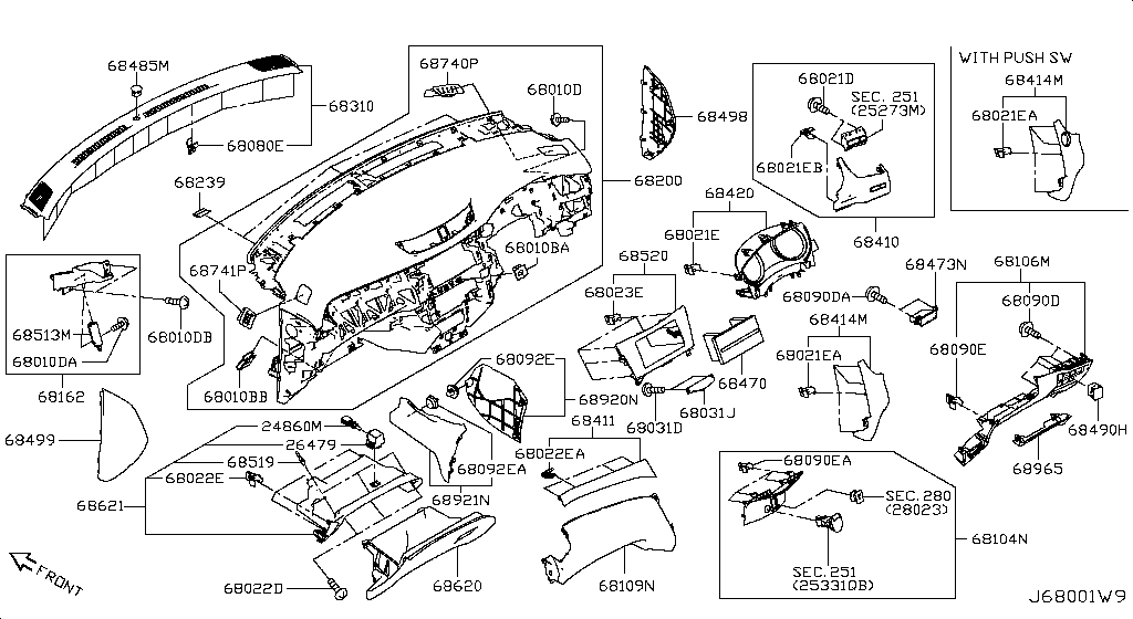 68411-4CE1A Finisher Nissan | YoshiParts