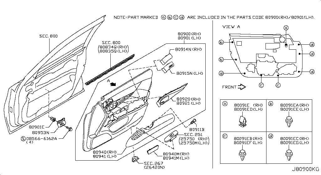 80941-1MA1B Arm Rest Assy-D Nissan | YoshiParts
