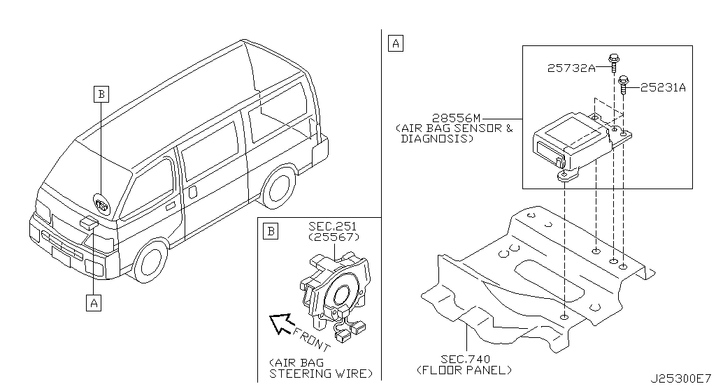 B8556-VW00A Sensor & Unit-A Nissan | YoshiParts