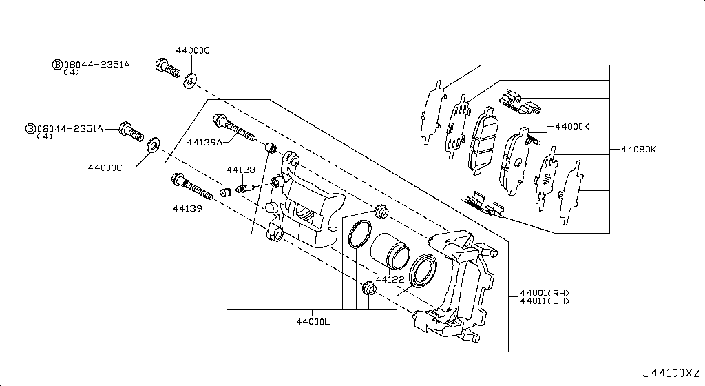 D4060-1MB0A Pad Kit-Disc Nissan | YoshiParts