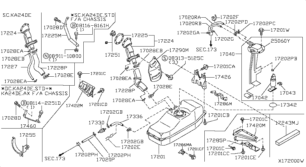 17040-VK01A Pump Compl-Fuel Nissan | YoshiParts