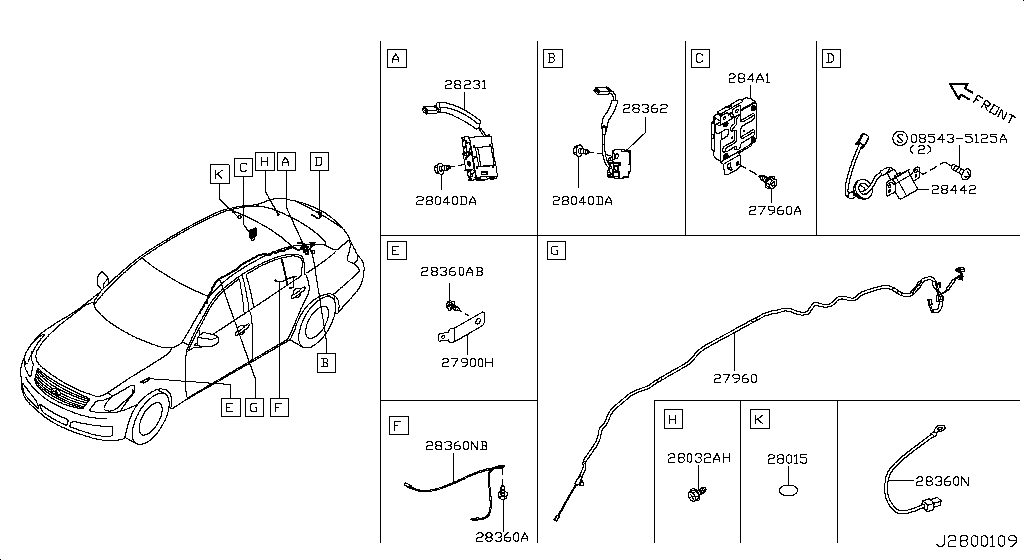 28362-JK60A Coil Assy-Defog Nissan | YoshiParts