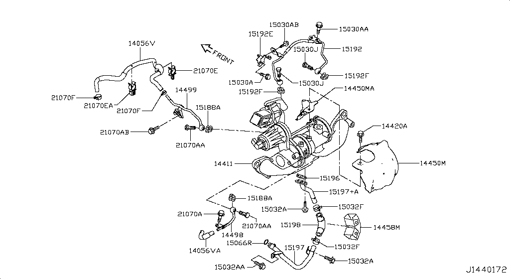 15197-BV80A Outlet-Turbo Ch Nissan | YoshiParts