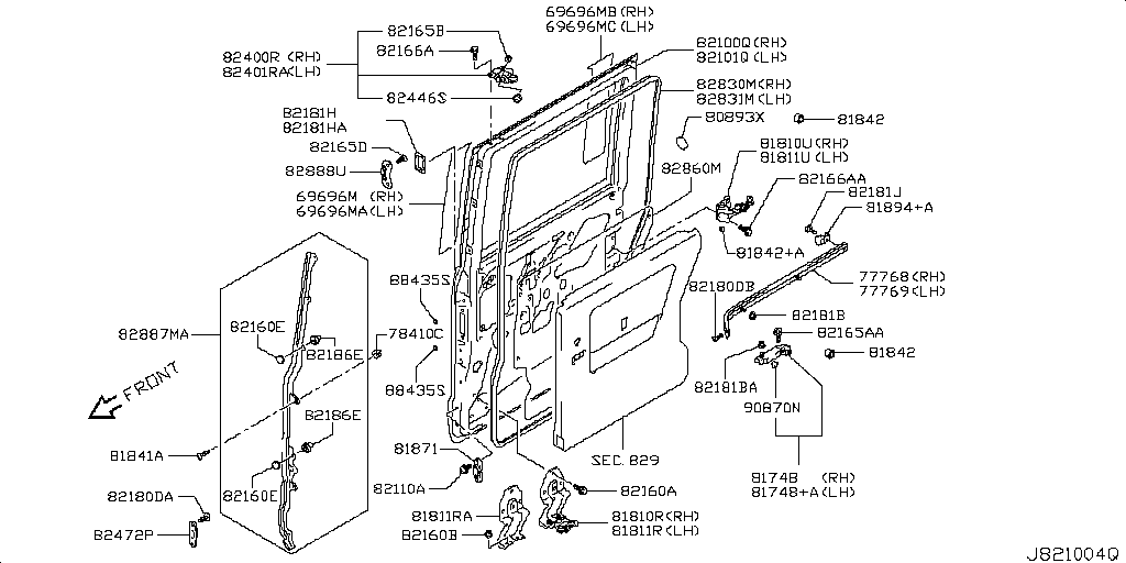 82411-4A00C Roller Assembly Nissan | YoshiParts