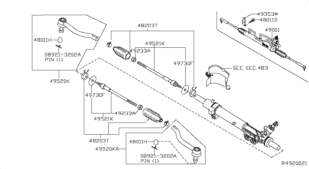 D8521-3KA0A Socket Kit-Rod Nissan | YoshiParts
