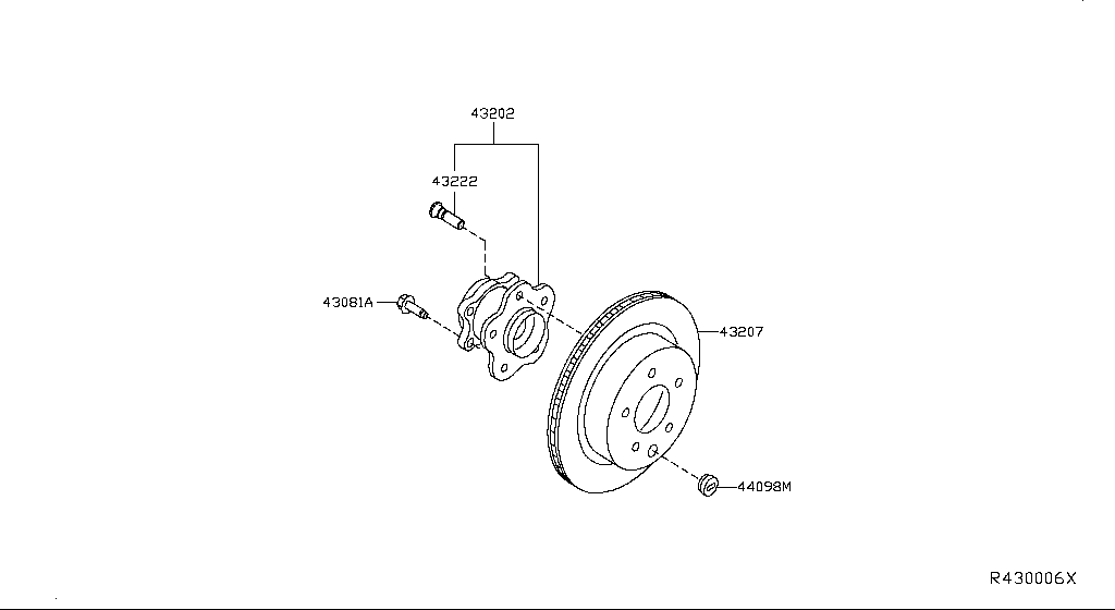 43206-4CE0A Rotor-Disc Brak Nissan | YoshiParts