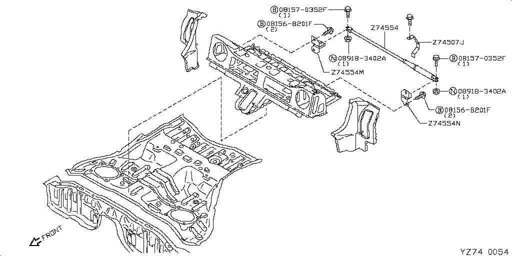 55471-1A300 Protector Nissan | YoshiParts
