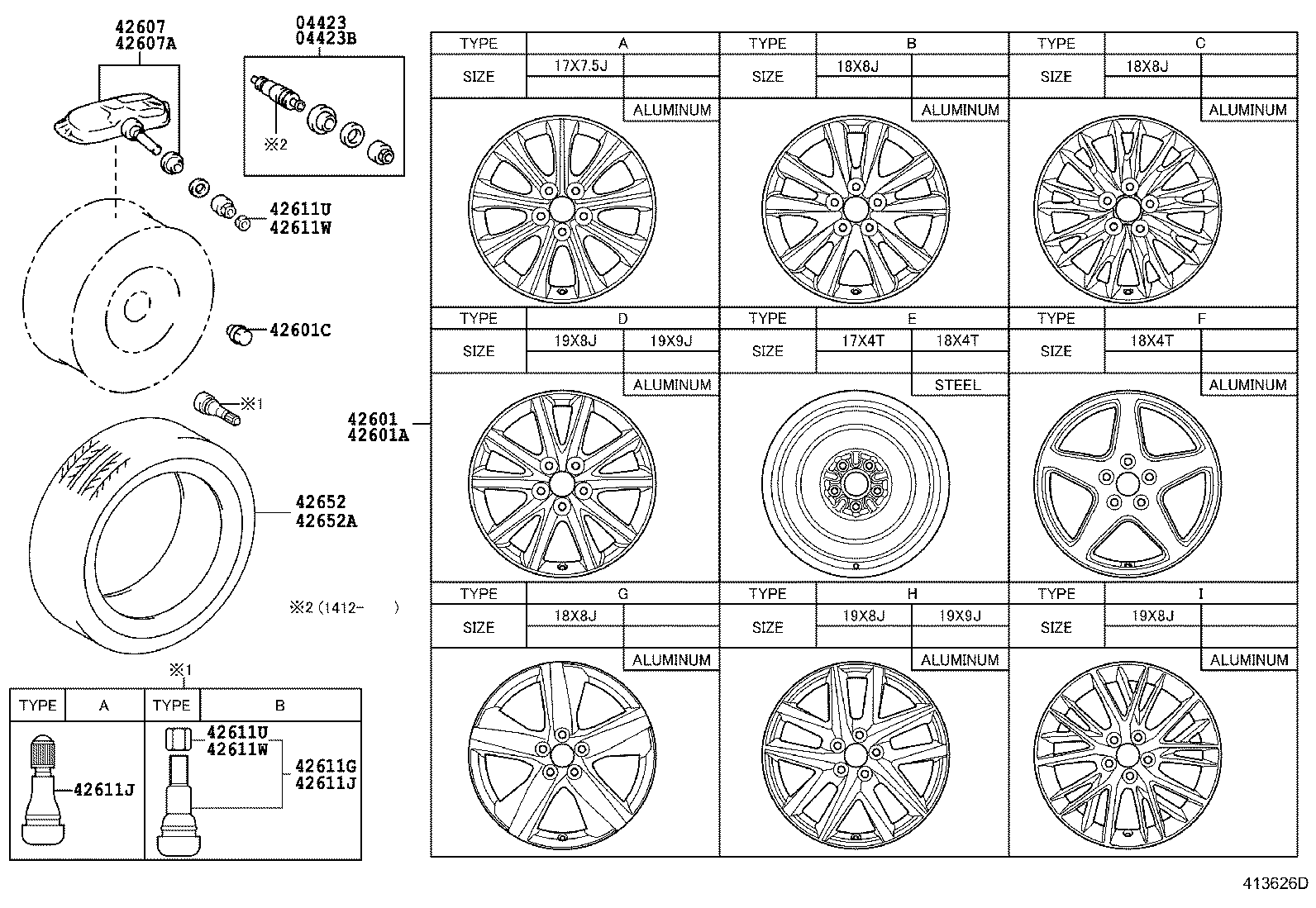 4261A-30172 Wheel, Disc Lexus | YoshiParts