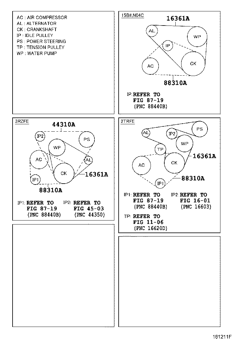 90038-39010 Belt, V(For Fan & Alternator) Toyota | YoshiParts