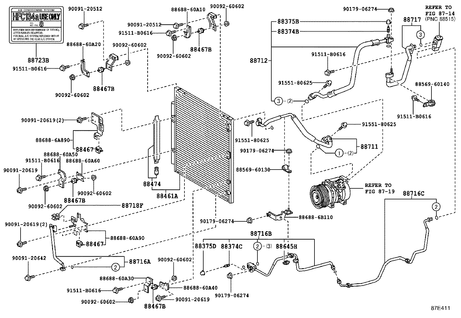 88716-6C360 Tube, Liquid, No.1 Toyota | YoshiParts