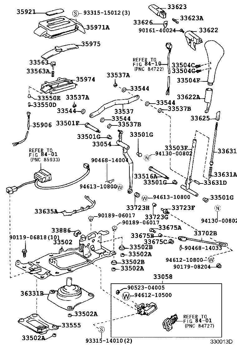 90501-06051 Spring, Compression (For Shift Lock Release Button) Toyota ...