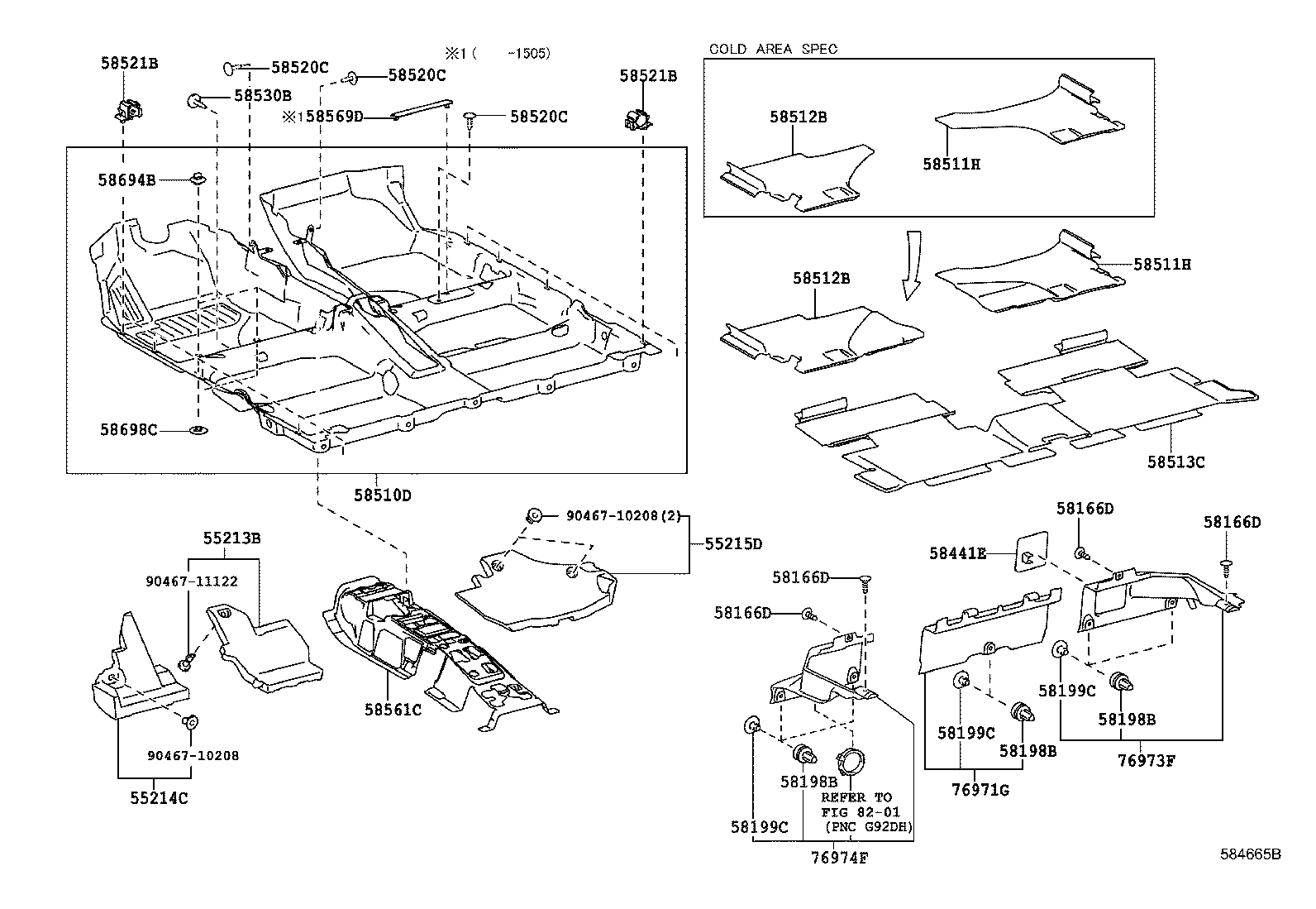 58698-76010 Plate, Mat Set, Lwr Toyota | YoshiParts