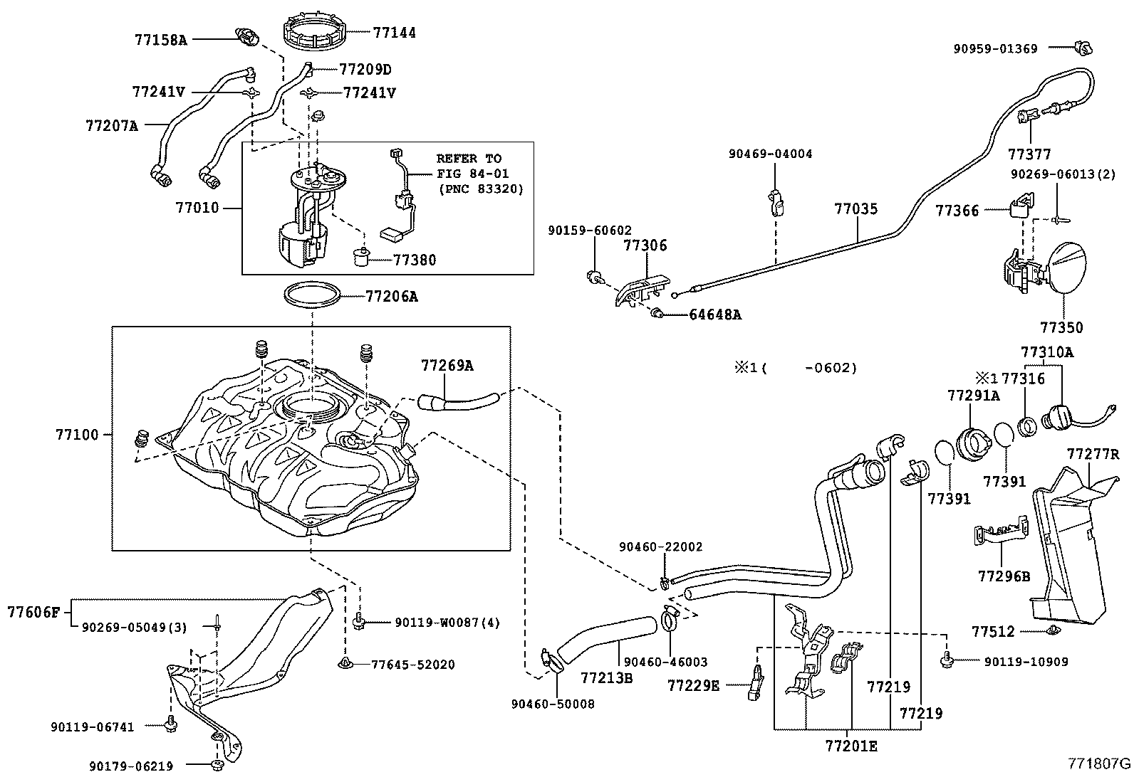77010-0D020 Tube Assy, Fuel Tank Vent Toyota | YoshiParts