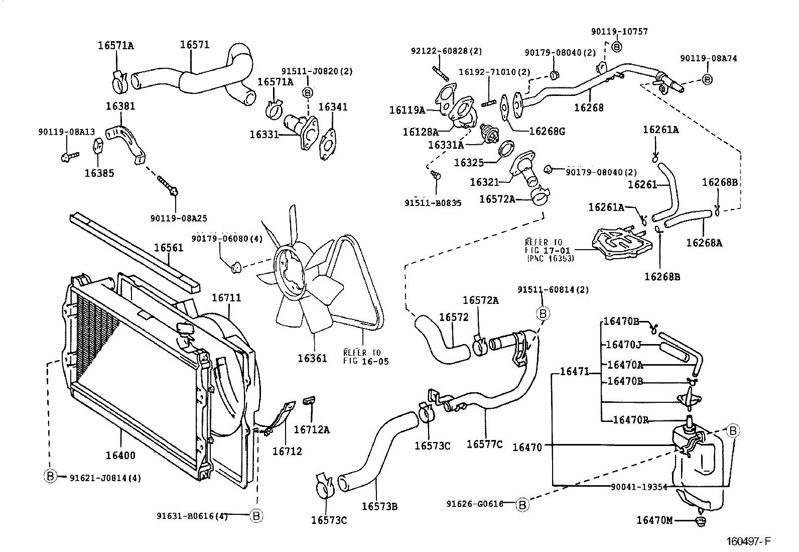 16572-75130 Hose, Radiator, No.2 Toyota | YoshiParts