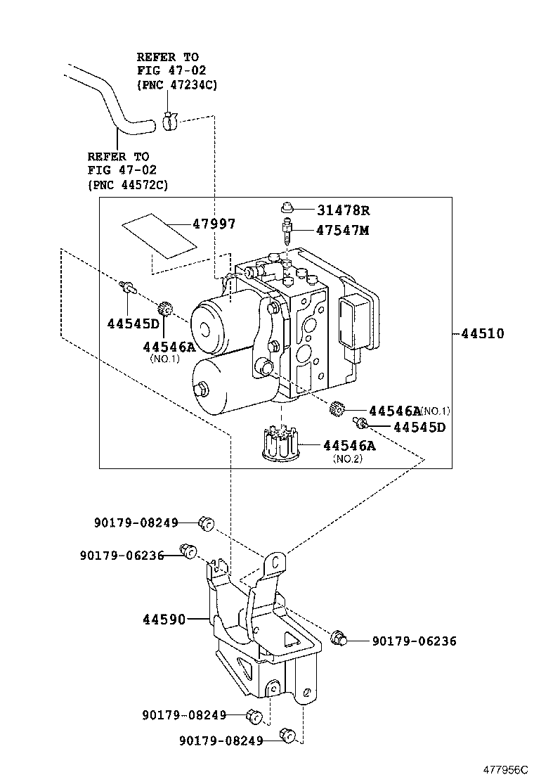 44050-30250 Actuator Assy, Brake W/Fluid Toyota | YoshiParts