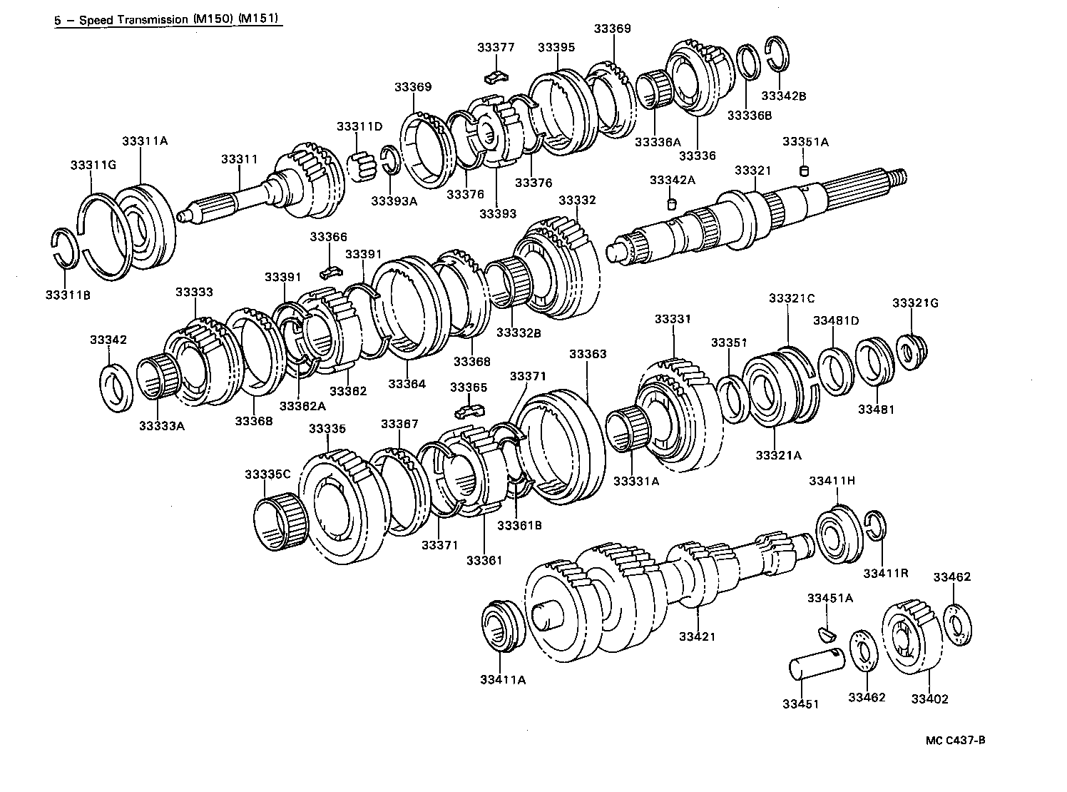 33362-36021 Hub, Transmission Clutch, No.2 Toyota | YoshiParts