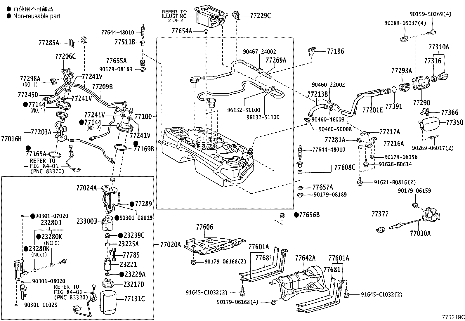 77020-30170 Tube Assy, Fuel Suction W/Pump & Gage Toyota | YoshiParts