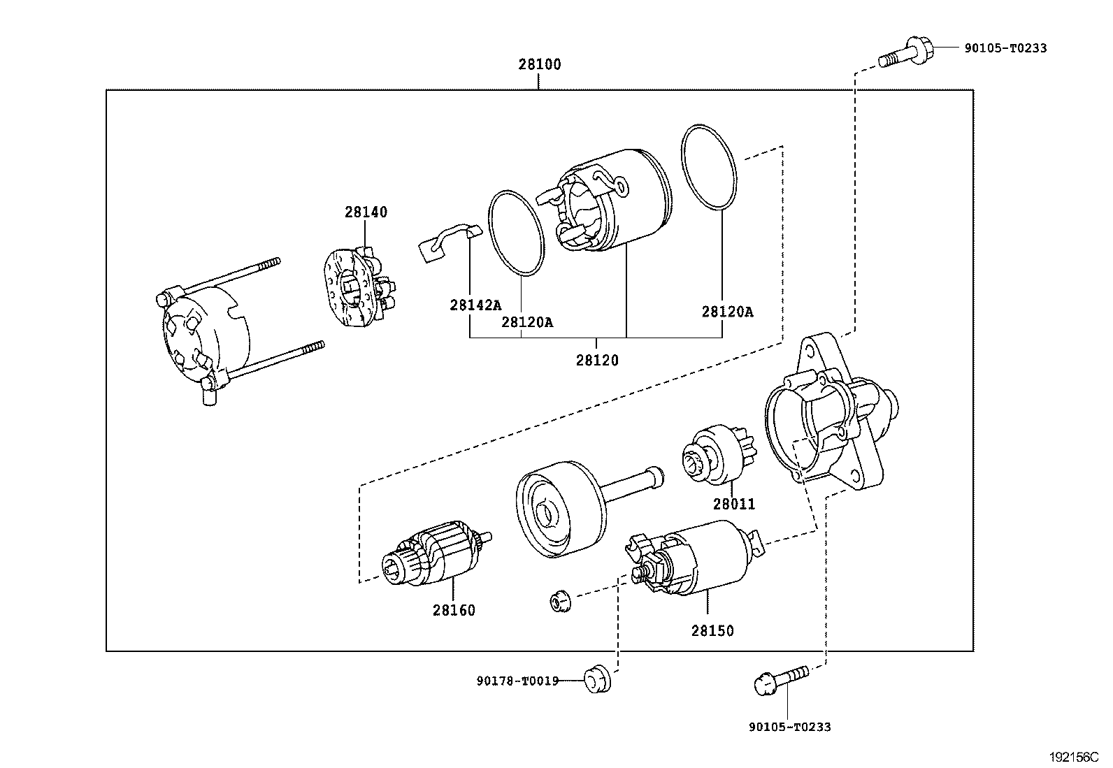 28100-0C030 Starter Assy Toyota | YoshiParts