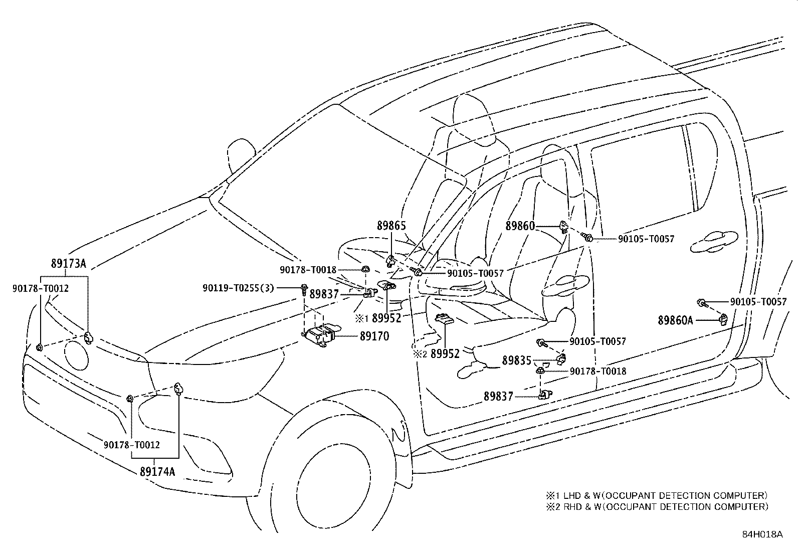 89173-09B20 Sensor, Air Bag, Front Rh Toyota | YoshiParts