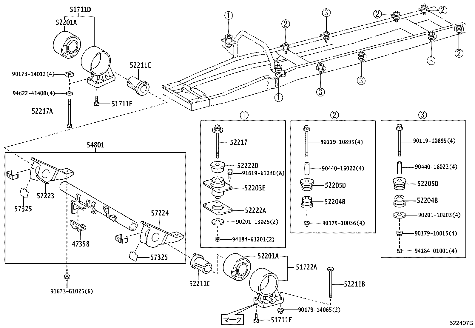 51701-37360 Bracket Sub-Assy, Cab Fr Mounting, Rh Toyota | YoshiParts