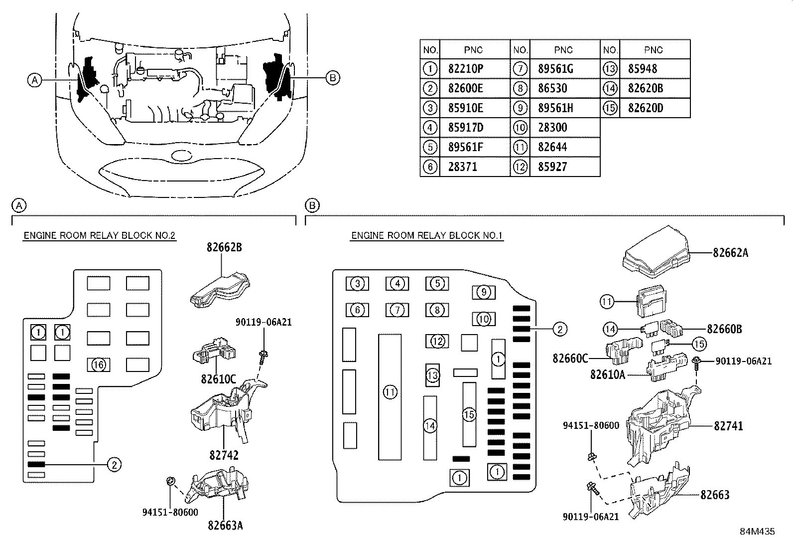 82660-K0020 Block Assy, Relay Toyota | YoshiParts