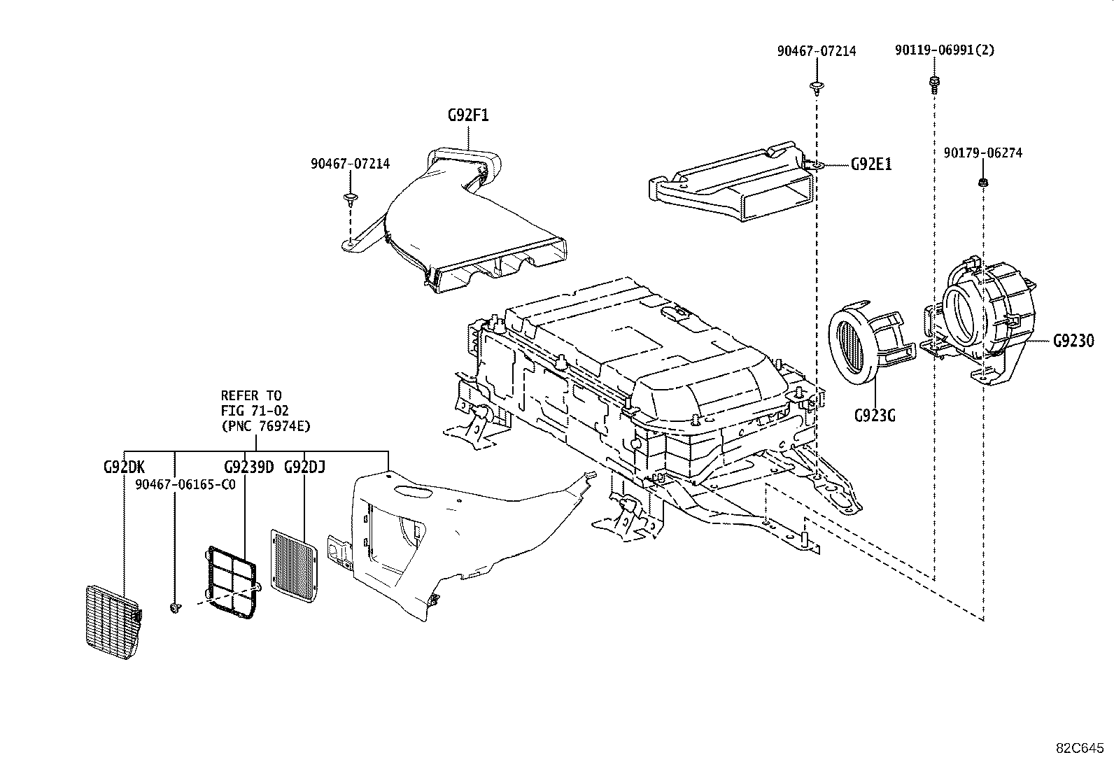 G92DK-52010 Filter, Hv Battery Intake, No.3 Toyota | YoshiParts