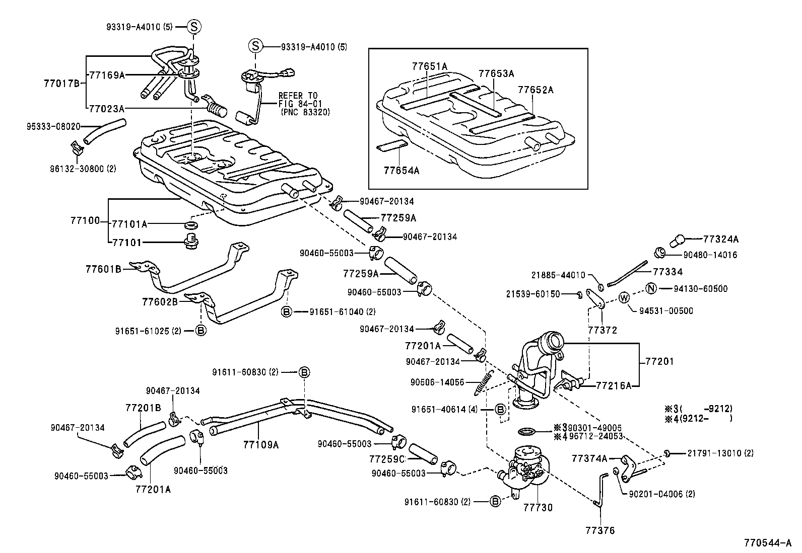 77023-60020 Filter Sub-Assy, Fuel Suction Tube Toyota | YoshiParts