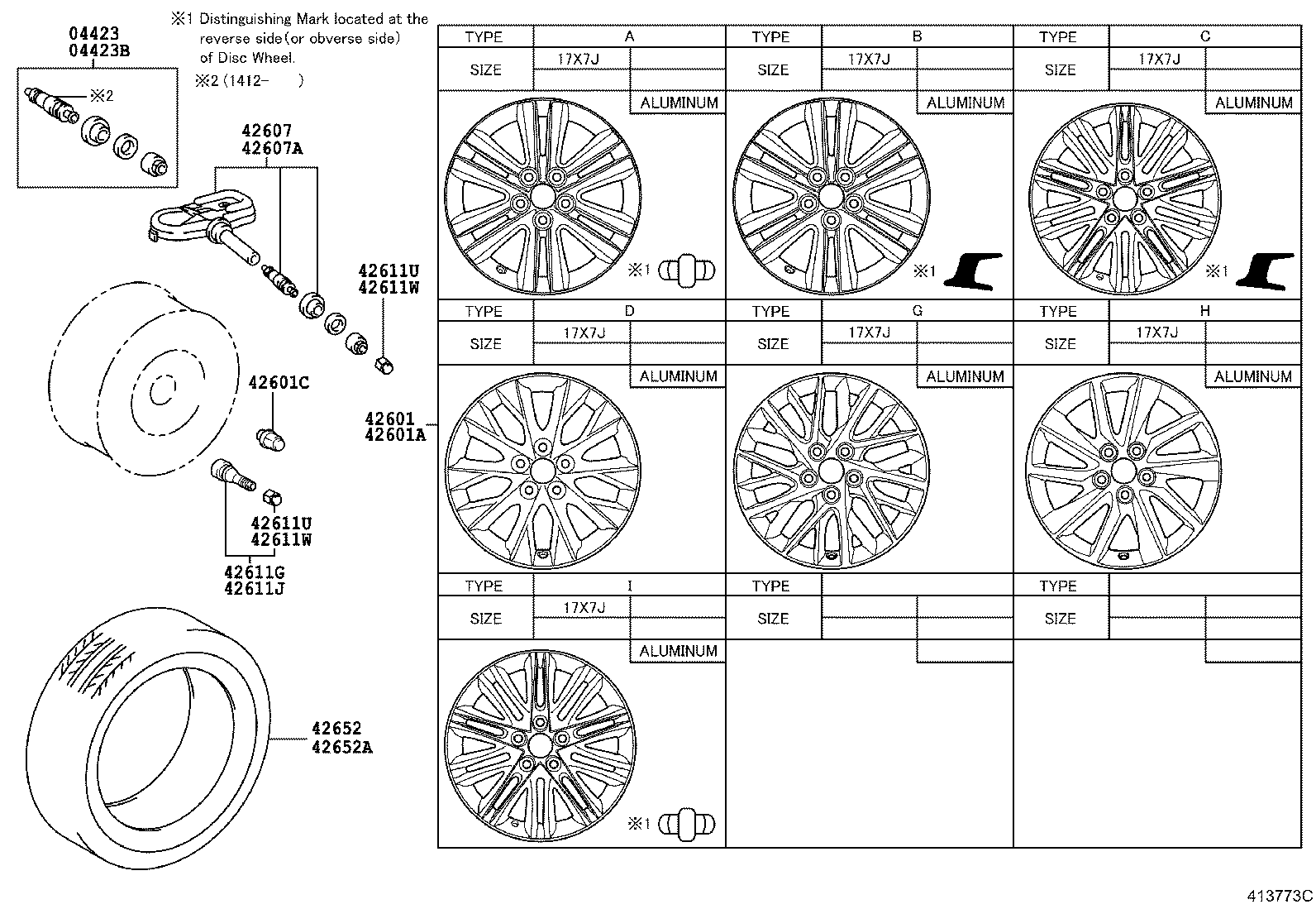 4261A-33081 Wheel, Disc Lexus | YoshiParts