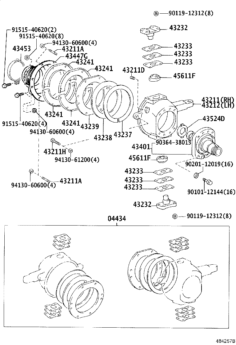90101-12144 Bolt, Hexagon Toyota | YoshiParts