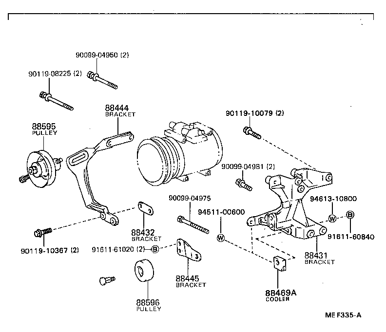 88440-26070 Pulley Assy, Idle Toyota | YoshiParts