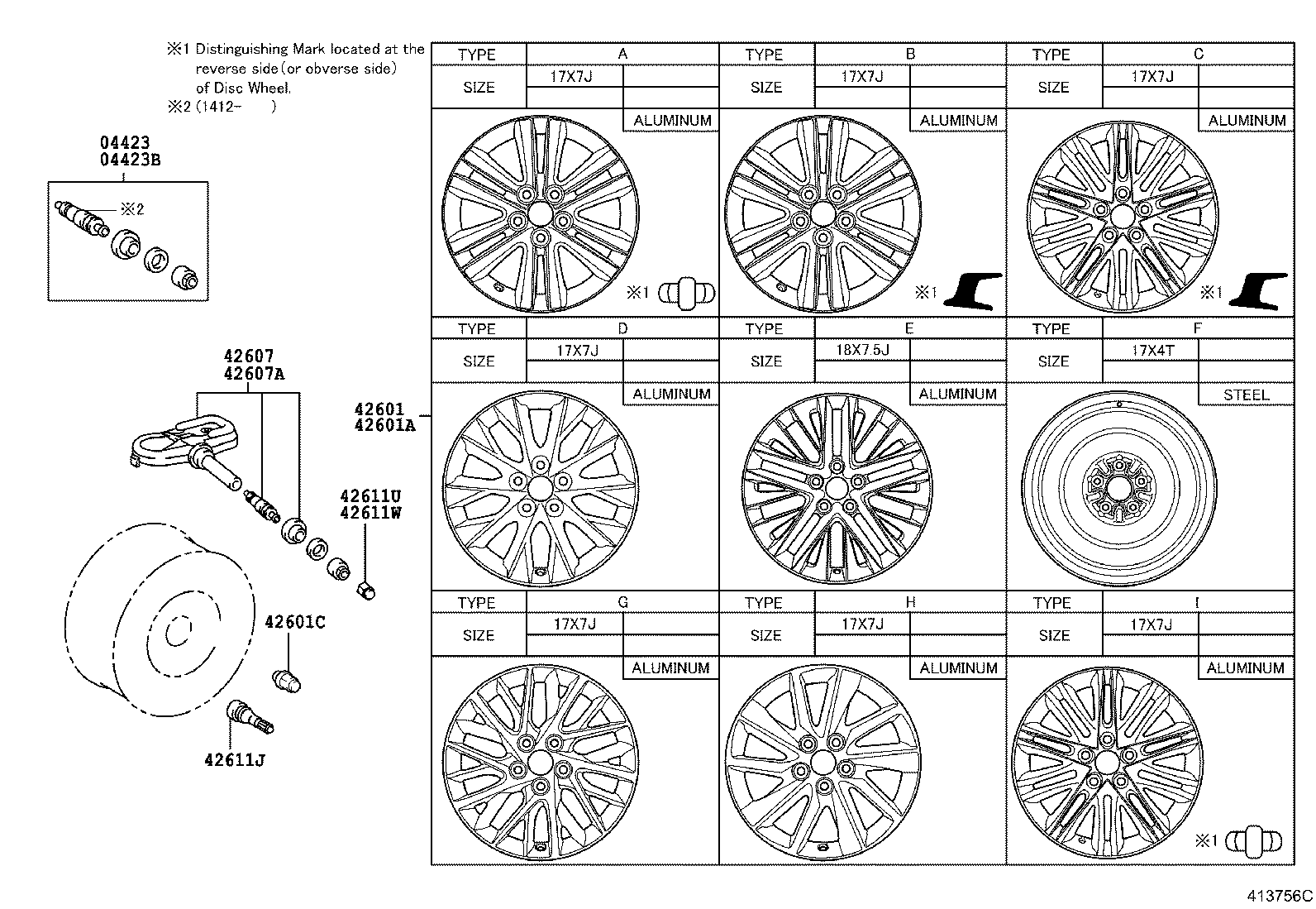 4261A-33081 Wheel, Disc Lexus | YoshiParts