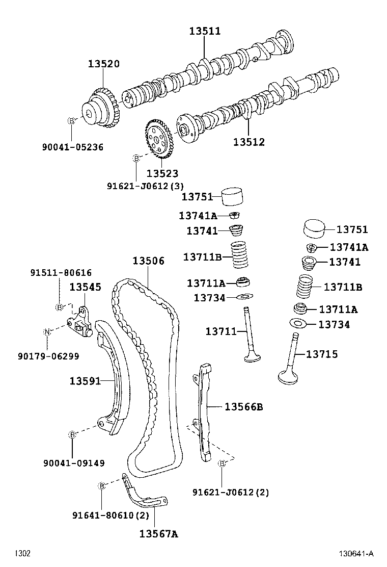13566-97401 Guide, Timing Chain Toyota | YoshiParts