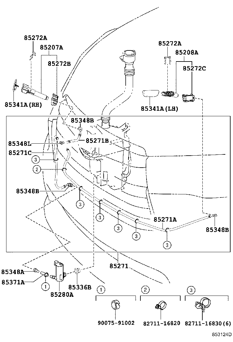 90075-15053 Hose Toyota | YoshiParts