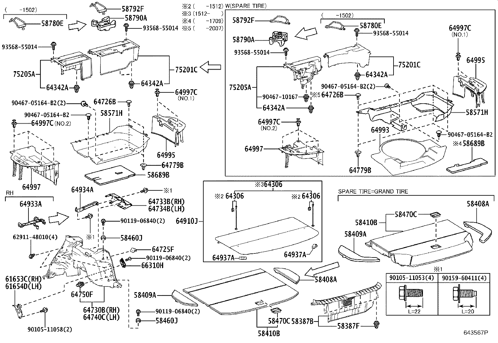 64910-78010-C0 Cover Assy, Tonneau Lexus | YoshiParts