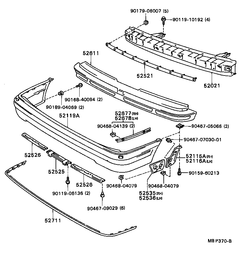 90189-04069 Grommet, Screw Toyota | YoshiParts
